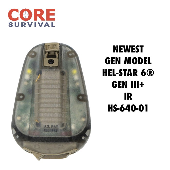 Jual Core Survival HEL-STAR 6 Gen III+ - IFF Tactical Helmet Strobe ...