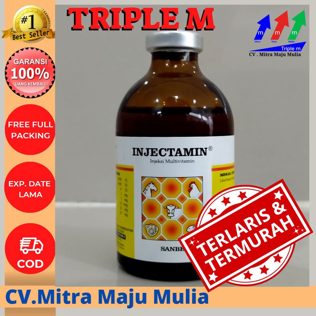 Jual Injectamin 100 ml MMM - Vitamin Ternak | Shopee Indonesia