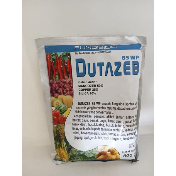 Jual Fungisida Dutazeb 85 WP 500 gr ( kecil ) bahan aktif mancozeb ...