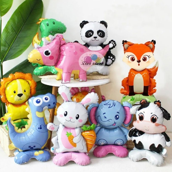 Jual Balon Stand Animal / Selfstand Balon Animal 3D | Shopee Indonesia
