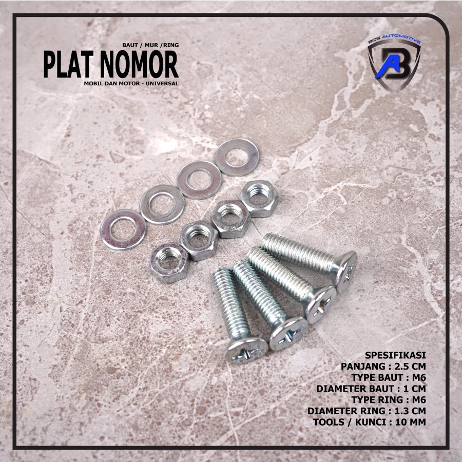 Jual Mur Ring Baut Cover / Dudukan / Tempat / Frame / Breket / Bingkai ...