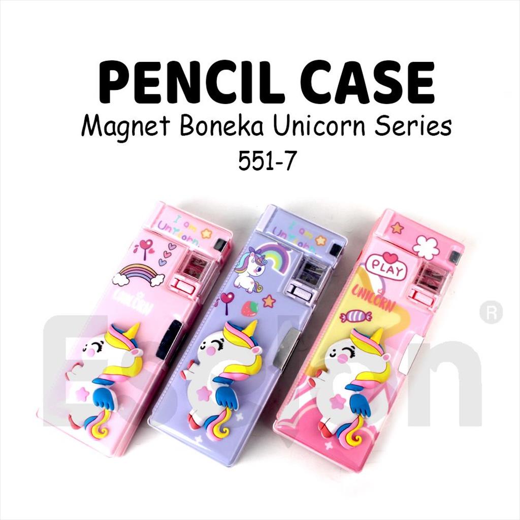 Jual Kotak Pensil Magnet SQUISHY UNICORN 551-7 / Kotak Pensil SQUISHY ...