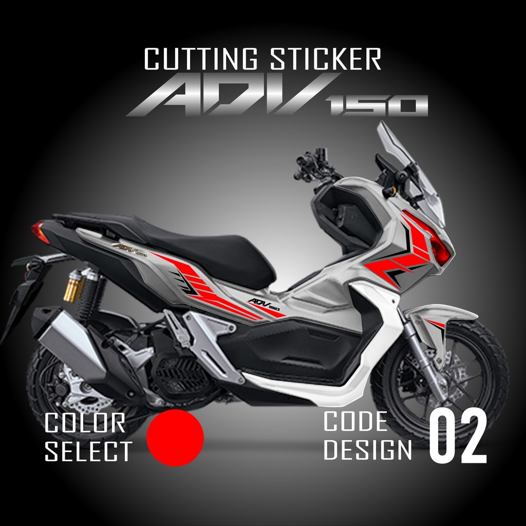Jual Striping ADV 150 - Cutting Sticker Stiker Lis Timbul Variasi Motor ...