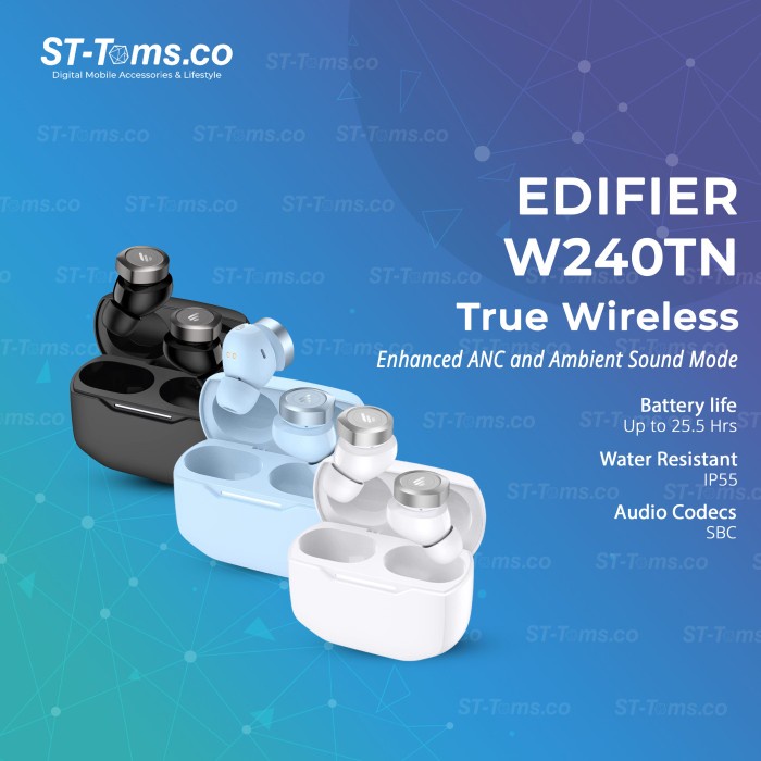 Jual Edifier W240TN / W 240N True Wireless TWS ANC Ambient Sound Mode ...