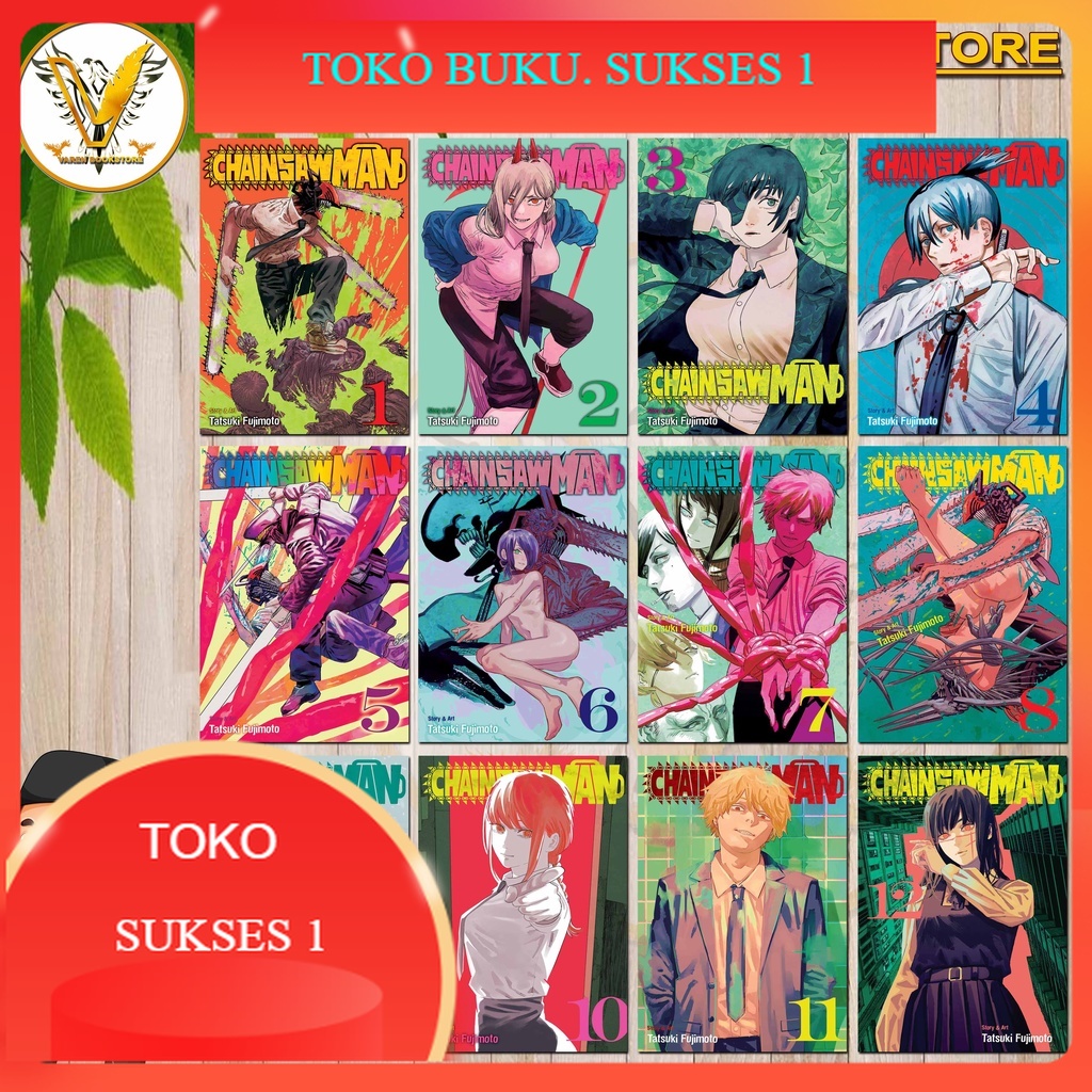 Jual Buku Chainsaw Man Collection 12 book set volumes by Fujimoto Tatsuki (English) | Shopee ...