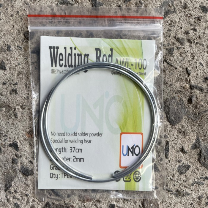 Jual Kawat las aluminium aluplatinum berkualitas 37CM TEBAL 2MM AWL-100 -GIBRAN15 | Shopee Indonesia