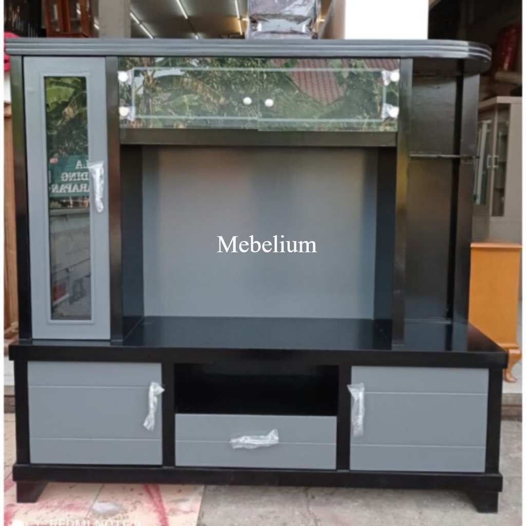 Jual [Jabodetabek] Lemari TV Minimalis Modern Romaine 42 In Kayu ...