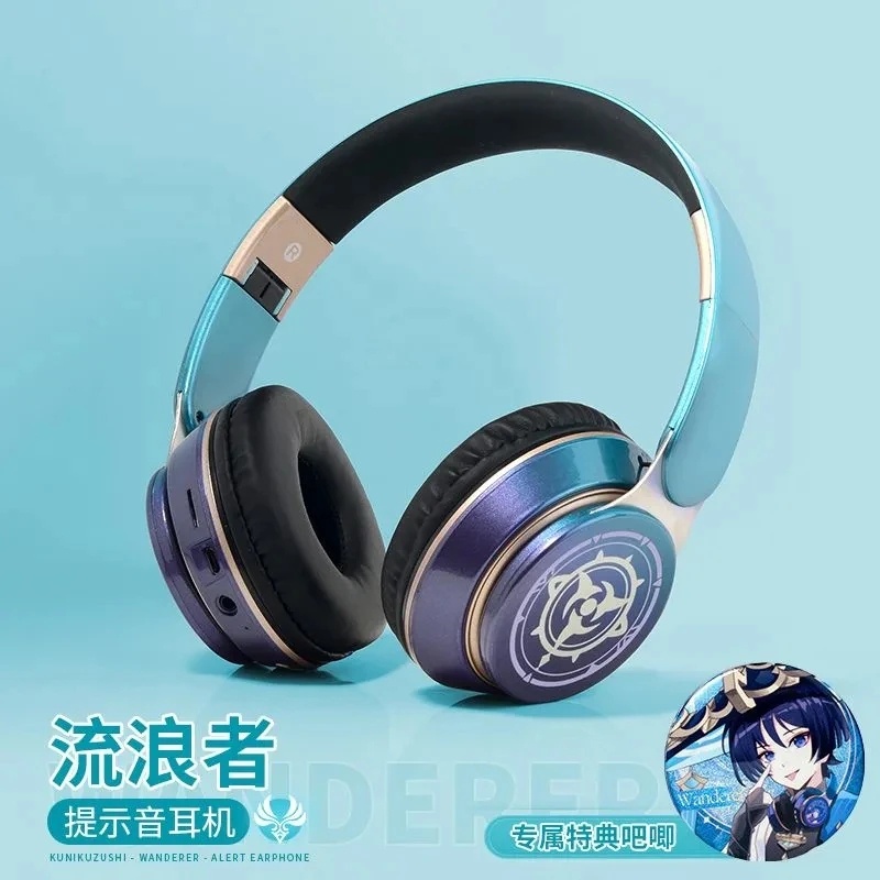 Jual Wanderer Xiao Kazuha Zhong Li Genshin Impact Headphone Cosplay ...