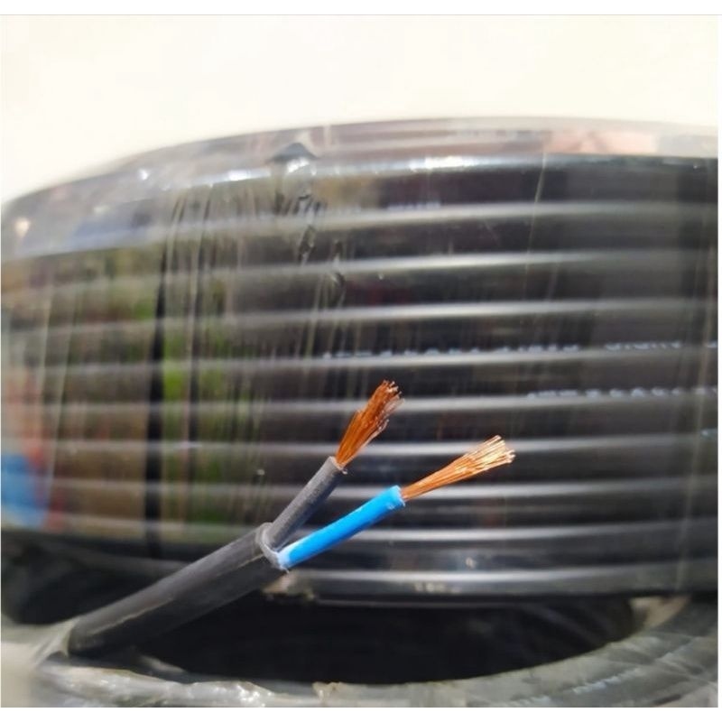 Jual Kabel Listrik Serabut 2x0,75mm HYO PER METER Serabut Tembaga SNI | Shopee Indonesia