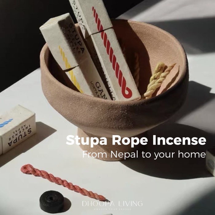 Jual Dhoopa - Stupa Rope Incense Nepal - Dupa Tali Nepal Stupa | Shopee ...