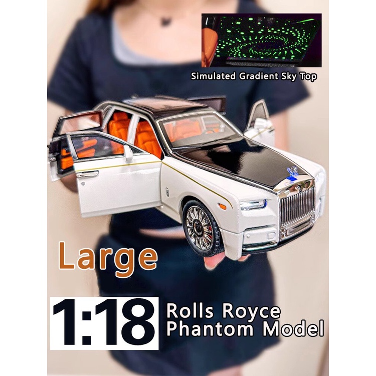 Jual Diecast Chezhi Rolls Royce Phantom skala 1:18 ukuran besar koleksi ...