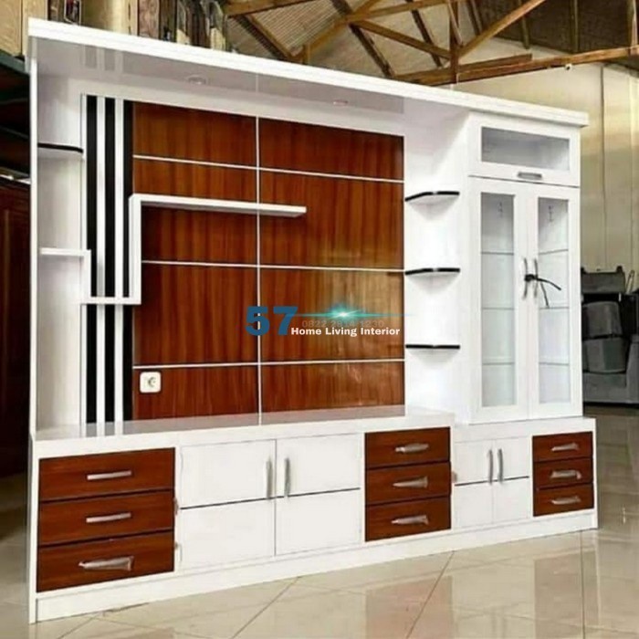 Jual Lemari Partisi Penyekat Ruangan Minimalis Bahan Multiplek HPL ...