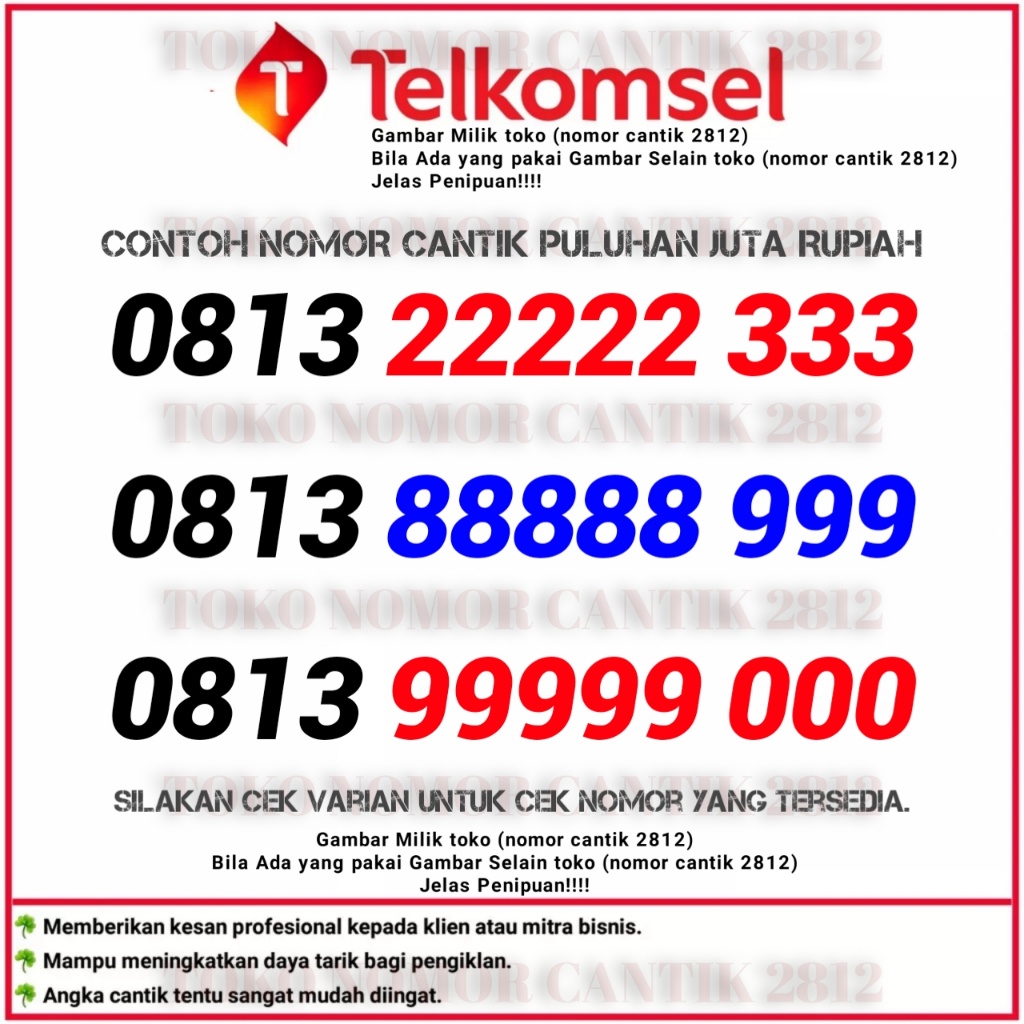Jual Kartu Perdana Nomor Cantik Telkomsel Simpati LOOP Kartu AS Super Cantik Rapih | Shopee ...