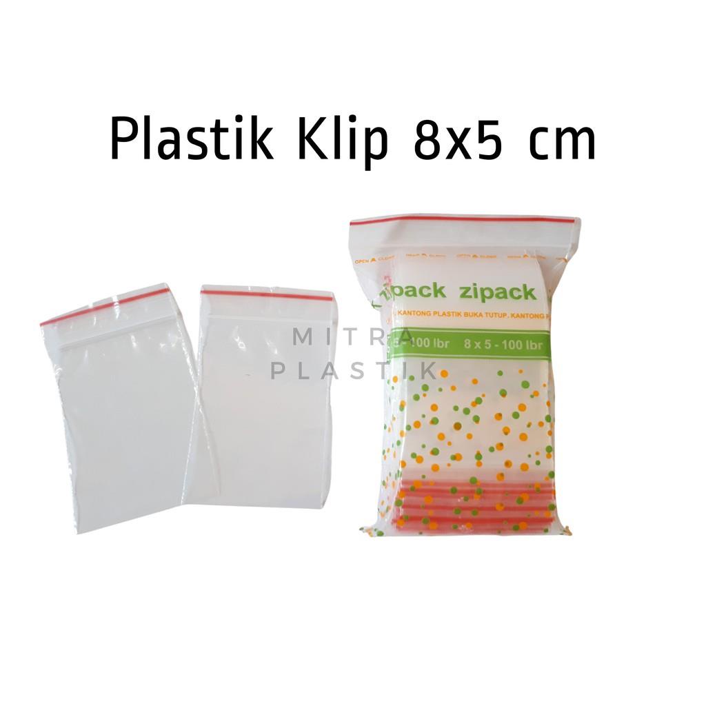Jual Plastik Klip Ukuran 5x8 (isi 100pcs) / Zipper Ziplock Plastik Obat ...