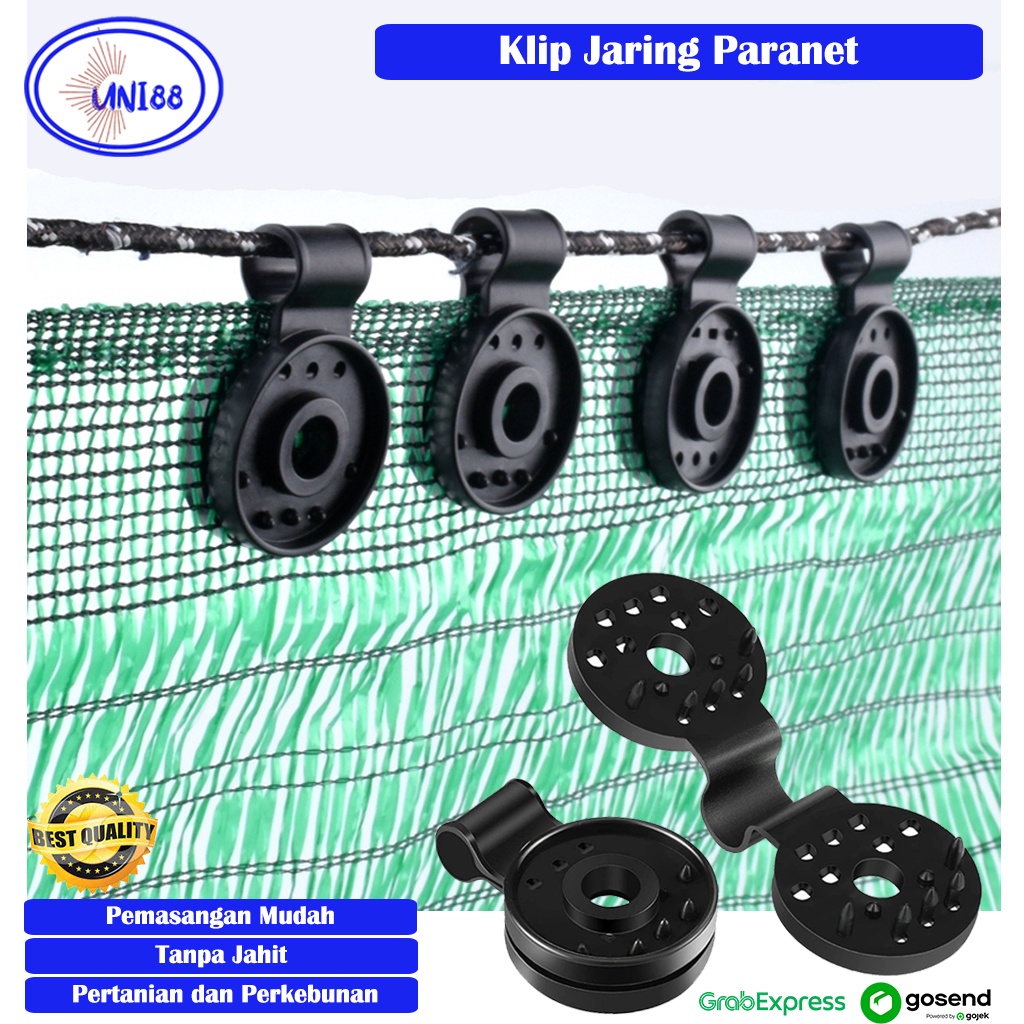 Jual Klip Jaring Paranet Greenhouse Net Clip Bulat Kait Penjepit ... Jual Klip Jaring Paranet Greenhouse Net Clip Bulat Kait Penjepit ...