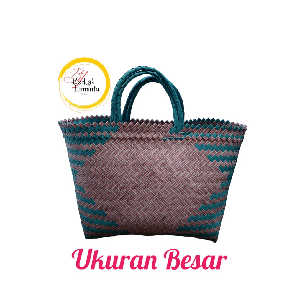 Jual Tas Anyaman Lurik Cocok Untuk Parcel , Hampers ,Tas Pasar STOCK ...