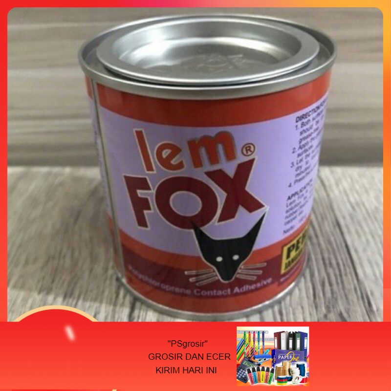 Jual Lem FOX 70 gr kuning kaleng merah biru/lem serbaguna "psgrosir" | Shopee Indonesia