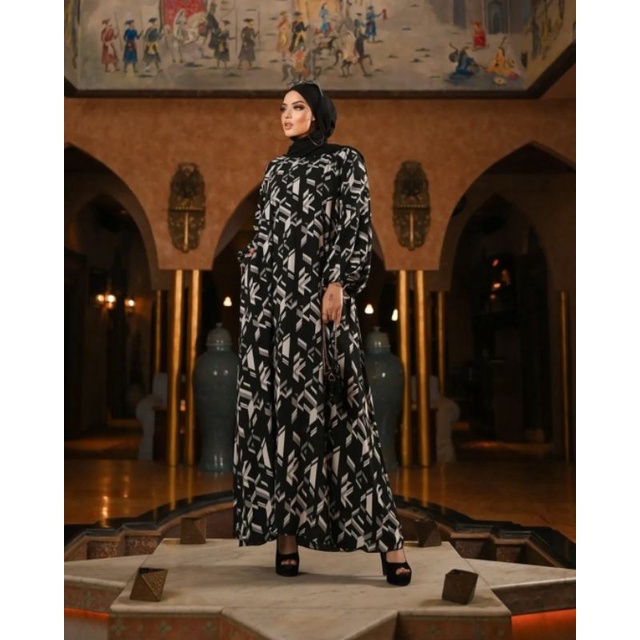 Jual Etnik Style GHAUNNA Abaya | Shopee Indonesia