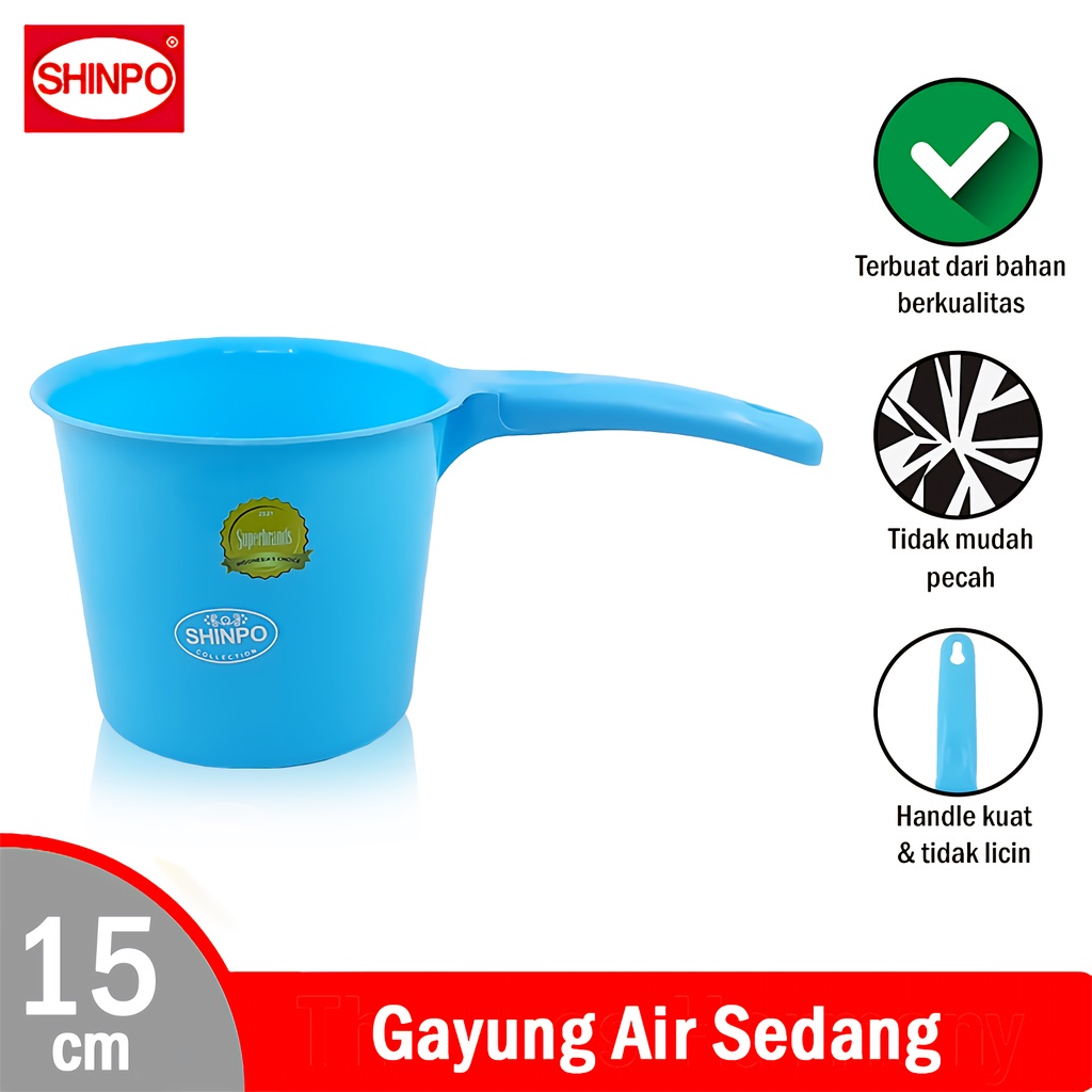 Jual Shinpo Gayung Air Sedang Diamater 15 Cm Gayung Air Centro Dipper ...