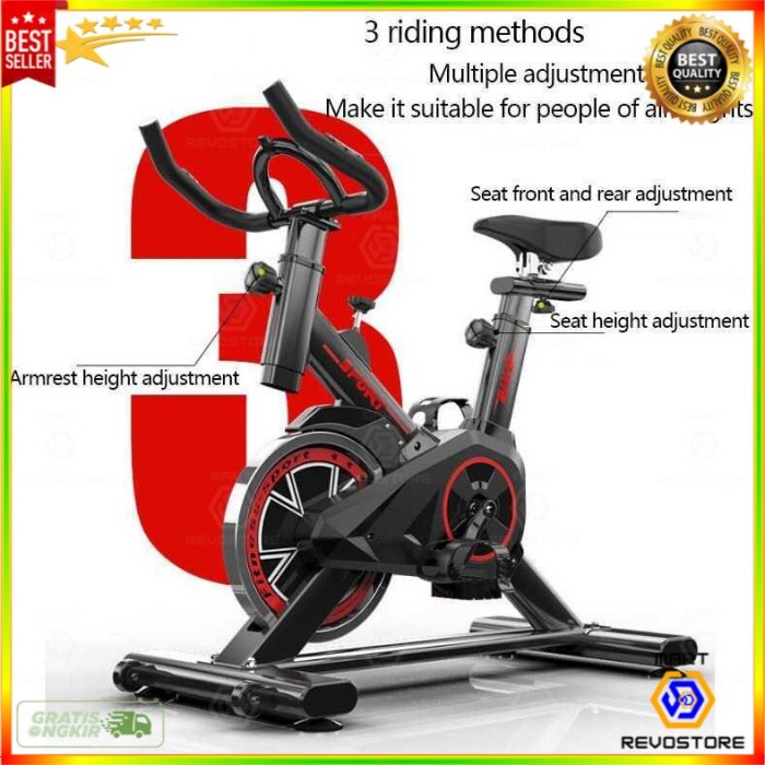 Jual Sepeda Statis Indoor Gym Bike Spinning Bicycle Exercise L Felton ...