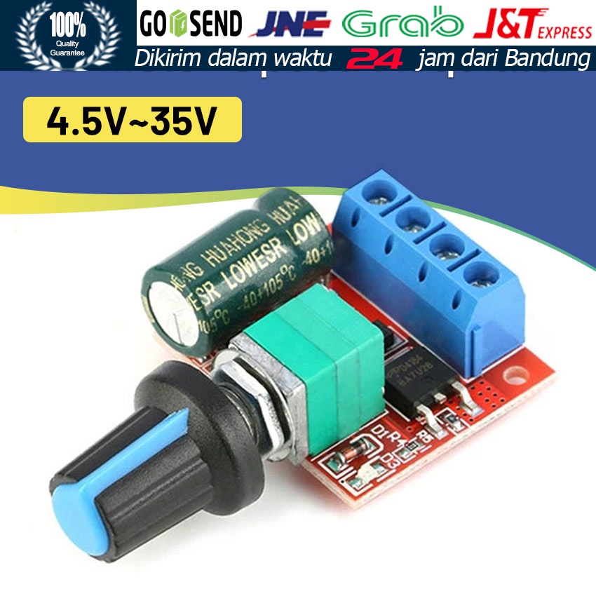 Jual 3V-35V PWM DC Speed Control Dimer DC LED Lampu Dimmer Lampu ...