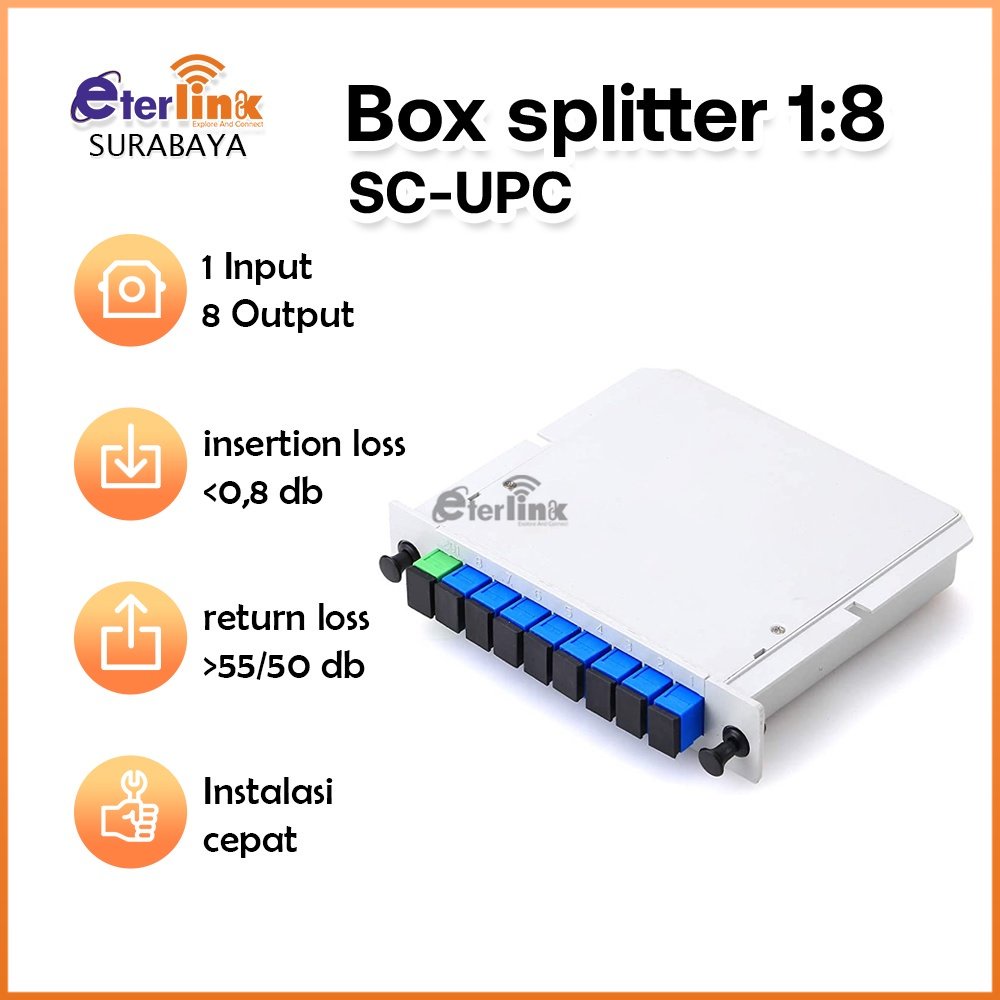 Jual Pasif Splitter 1 8 SC UPC Passive Splitter BOX 1 8 SC UPC | Shopee ... Jual Pasif Splitter 1 8 SC UPC Passive Splitter BOX 1 8 SC UPC | Shopee ...