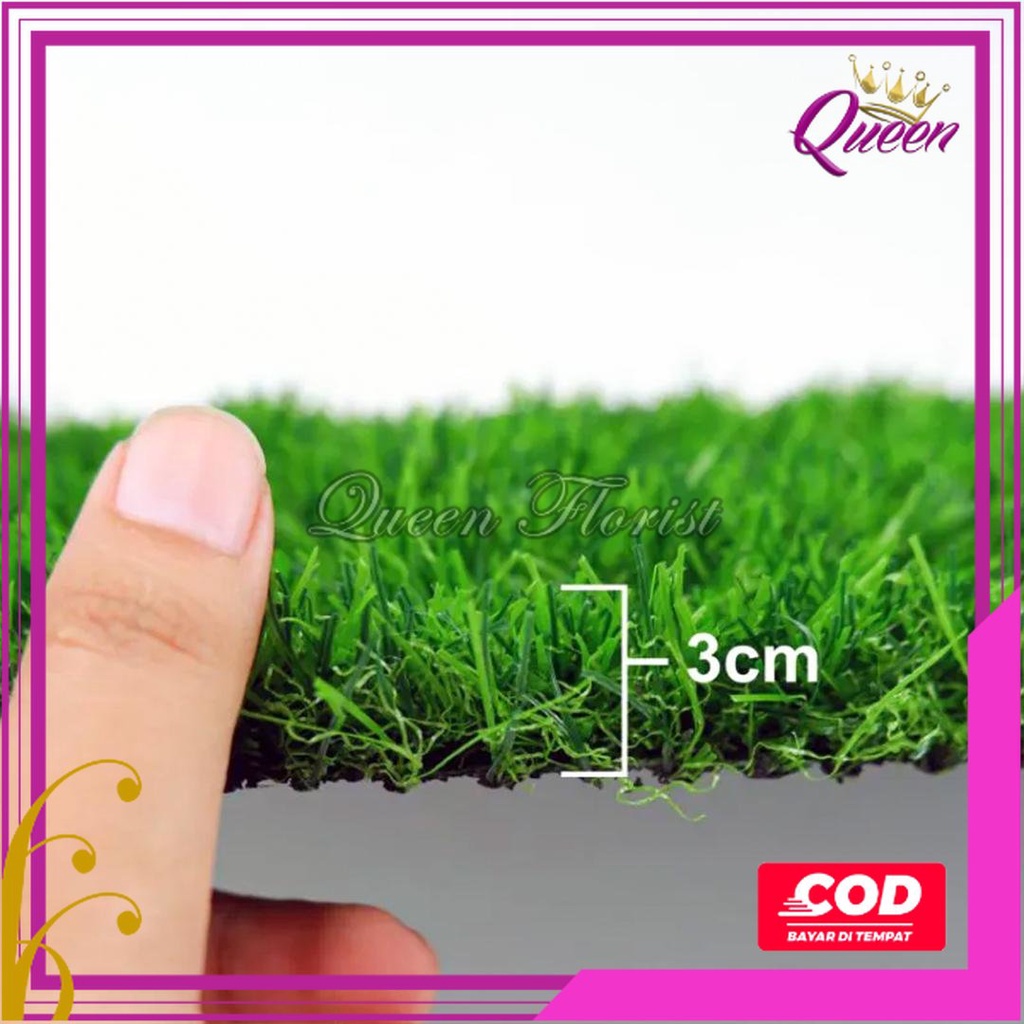 Jual Karpet Rumput Sintetis Swiss Rumput Hijau 25cmx25cm Artificial ...
