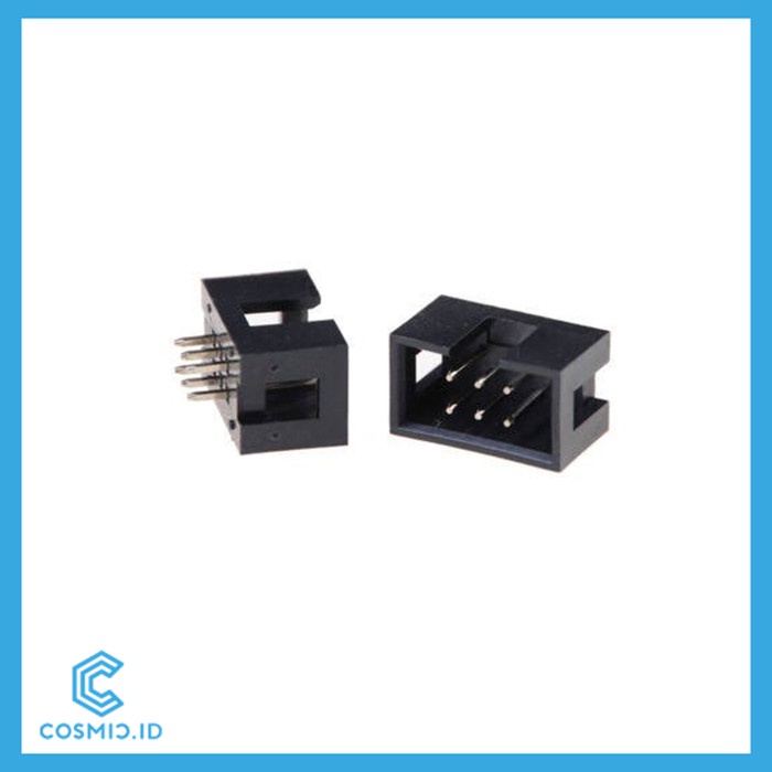 Jual IDC Socket JTAG Male PCB Header 6Pin 6 pin 2x3 pin Straight Lurus ...