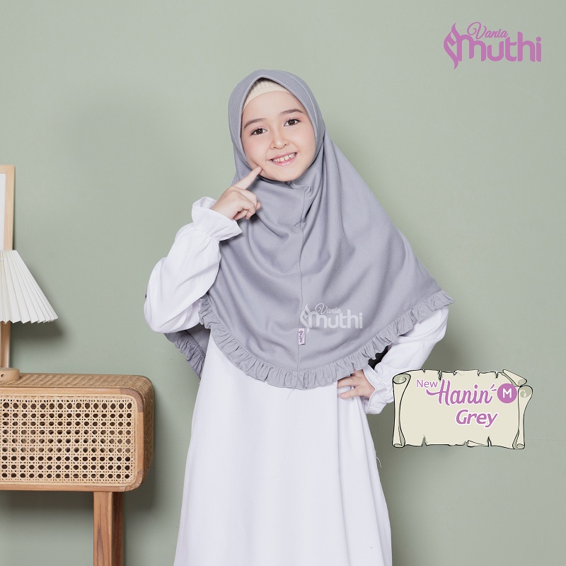 Jual Jilbab Sekolah New Hanin M (8-13 th) Bergo Sekolah SD-SMP - Vania ...