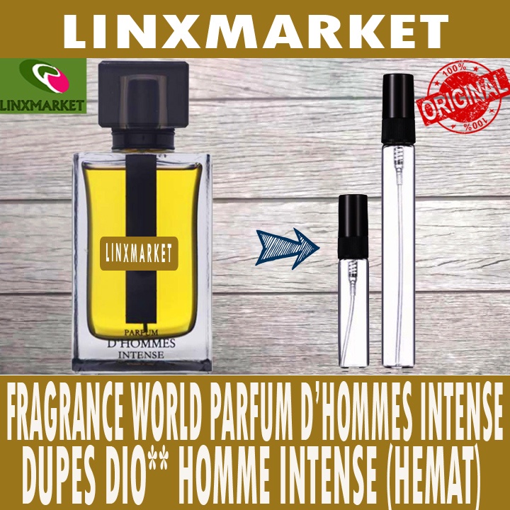 Jual FRAGRANCE WORLD PARFUM D'HOMMES INTENSE DUPES DIO* HOMME INTENSE ...