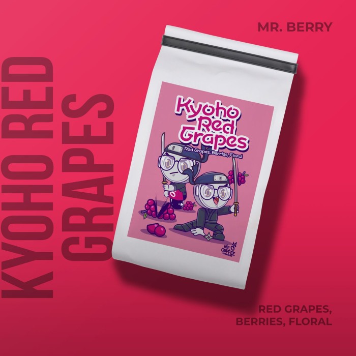 Jual Biji Kopi Arabica Kerinci KYOHO RED GRAPES Specialty Mr O Coffee ...