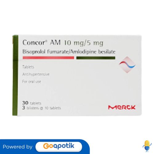 Jual CONCOR AM 10 MG/5 MG BOX 30 TABLET | Shopee Indonesia