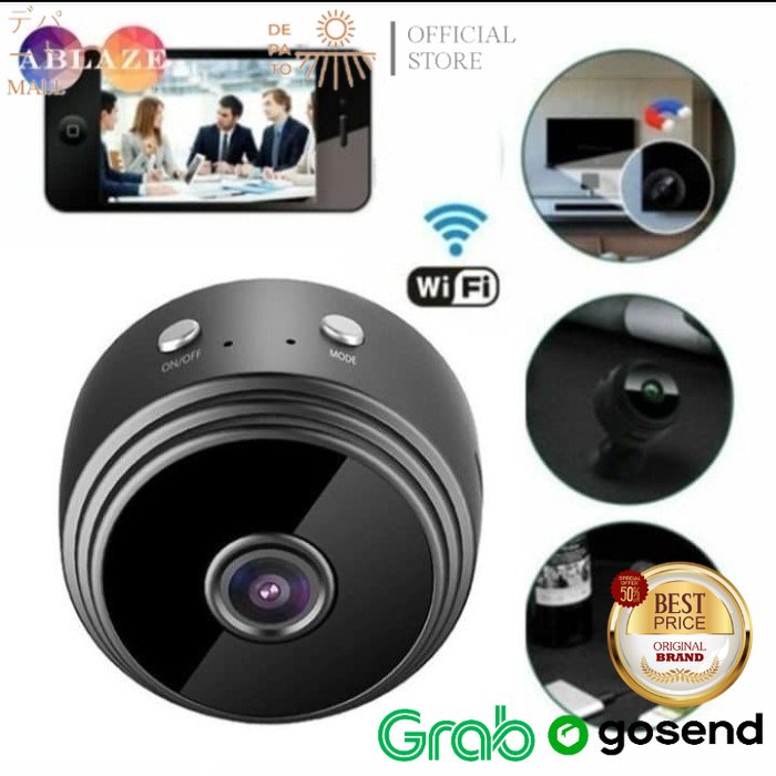 Jual CCTV MINI WIFI MAGNETIC / FULL HD 1080 INFRA RED SENSOR GERAK DP ...