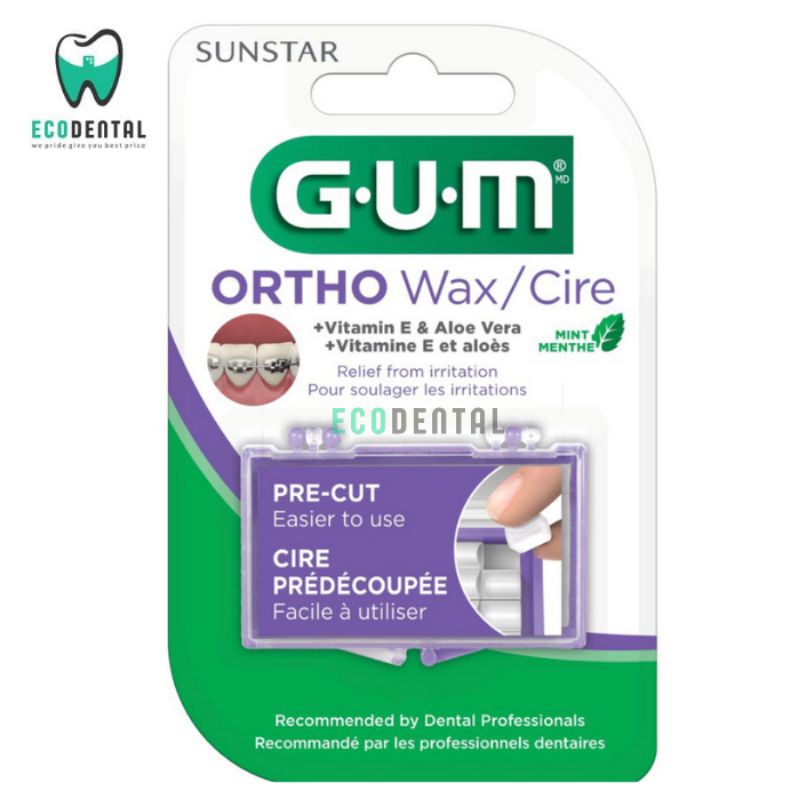 Jual GUM Ortho Wax Lilin Behel Ortho Original Rasa Mint Aloe Vera | Shopee Indonesia
