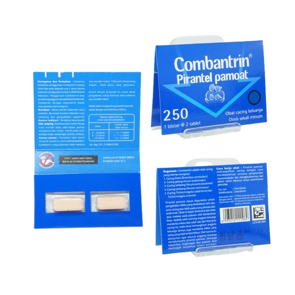 Jual COMBANTRIN 250MG STRIP | Shopee Indonesia