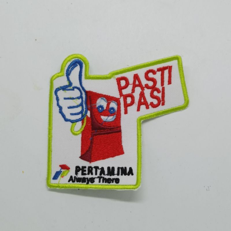Jual Bordir Logo Bordir Pasti Pas Pertamina / Logo Pasti Pas Pertamina ...