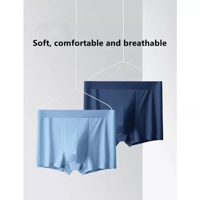 Jual Monexo - Boxer Pria Ice Silk Solid Color Men Underware Celana ...