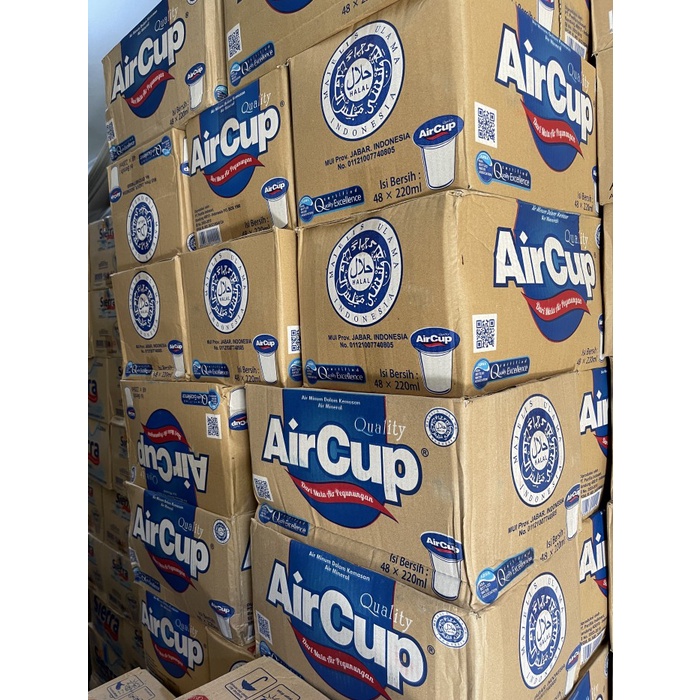 Jual Air Mineral Air Cup Gelas 200ml / 1 Dus / isi 48 Pcs | Shopee ...
