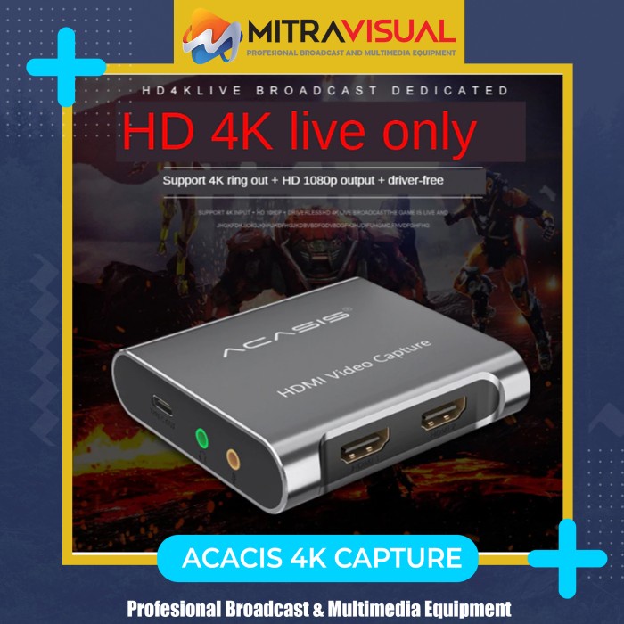Jual Acasis upgrade 4K 1080P Video Capture Card USB 30 TypeC | Shopee ...