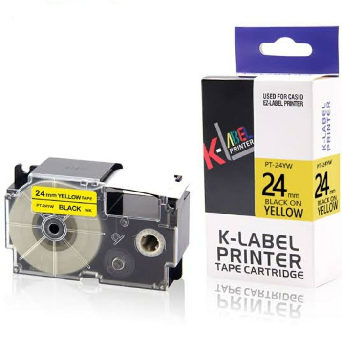 Jual Label K-LABEL Printer 24 mm Compatible Refill Casio EZ Tape ...