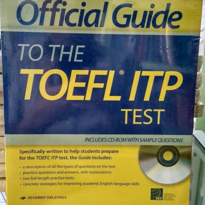 Jual OFFICIAL GUIDE TO THE TOEFL ITP TEST ERLANGGA | Shopee Indonesia