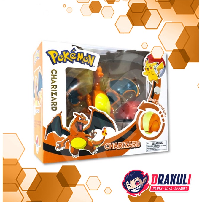 Jual Toys Apolo Pokemon Transform Figure & Ball - Charizard | Shopee ...
