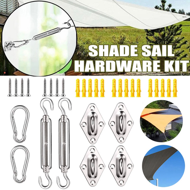 Jual Turnbuckle M5/5mm / Rectangle Sun Shade Sail Hardware / Adjustable ...
