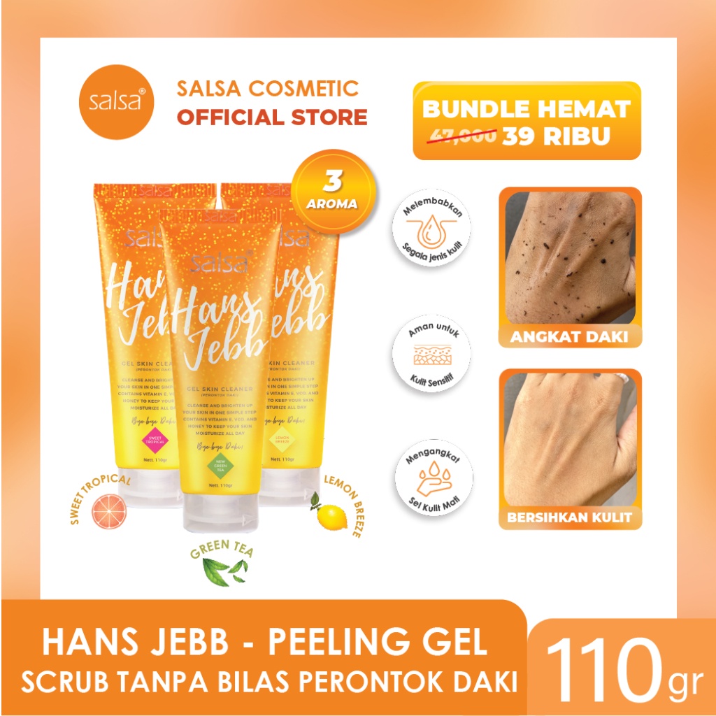 Jual SALSA Hans Jebb Peeling Gel - Perontok Daki dan Ketiak Hitam ...