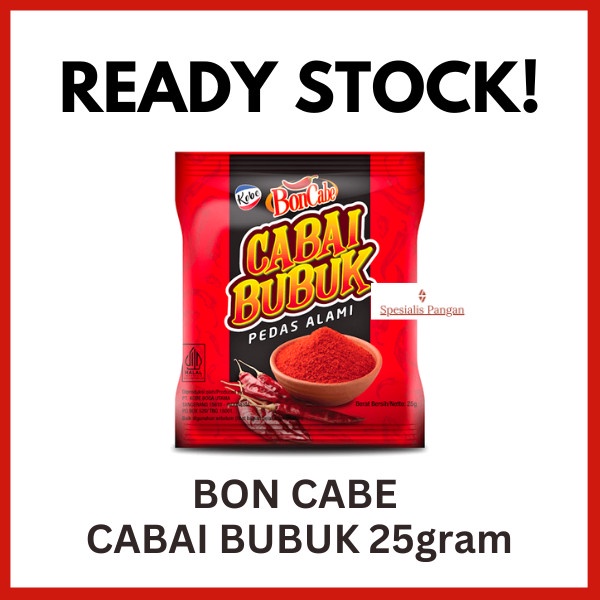 Jual Bon Cabe Cabai Bubuk Sachet 25 Gram Kobe | Shopee Indonesia