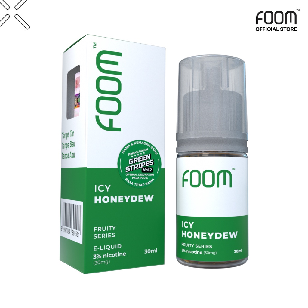 Jual Liquid FOOM FRUITY SERIES V2 - Icy Honeydew | Shopee Indonesia