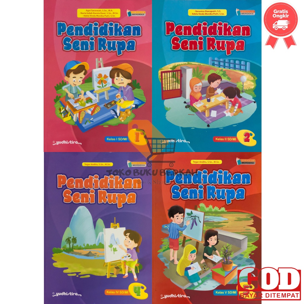 Jual Buku Pendidikan Seni Rupa Kelas 1 2 3 4 5 6 SD/MI Kurikulum Merdeka Penerbit Yudhistira ...