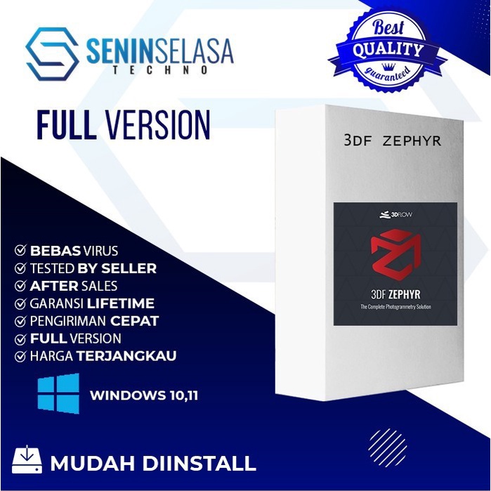 Jual Software Rekonstruksi Model 3D Dari Foto: 3DF Zephyr 7 [WIN ...