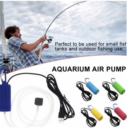 Jual Mini Aerator USB Air Pump Oxygen Portable Umpan Aerator USB ...