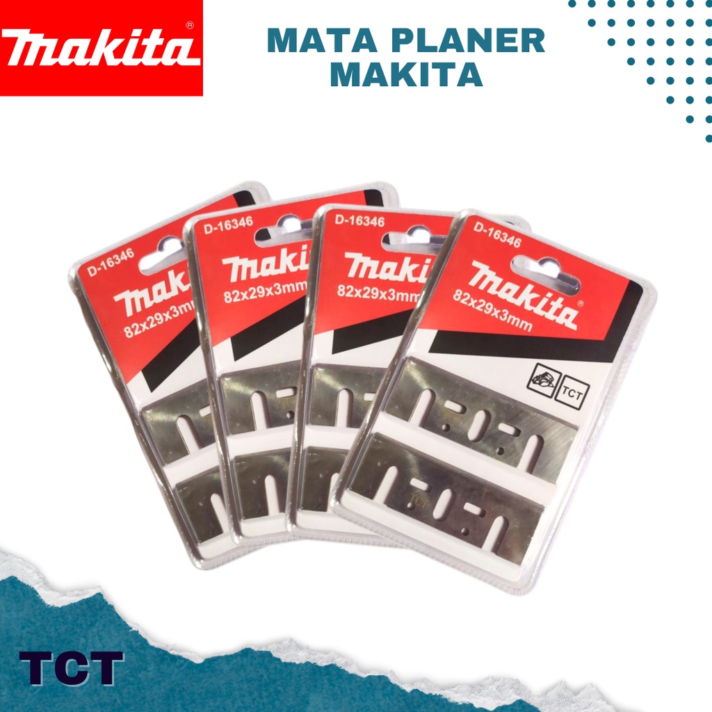 Jual Mata Planer Makita Maktec HSS planer Blade 82mm SET Baja Besi Mata ...